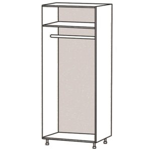 Bedroom hanging unit 2400mm high | Ultimate Cupboard CreationsUltimate ...