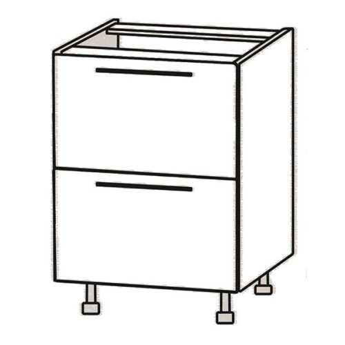 Floor unit 2 equal drawers | Ultimate Cupboard CreationsUltimate ...