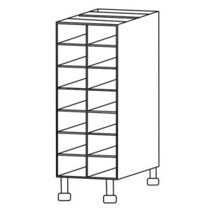 Floor unit double wine rack | Ultimate Cupboard CreationsUltimate ...